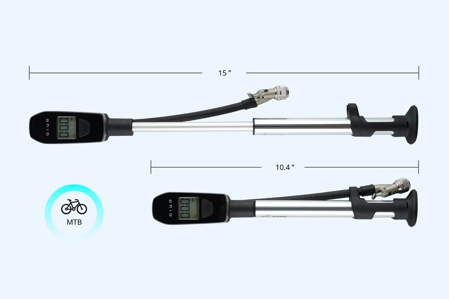 GS-52L Bike Shock Pump - Giyo